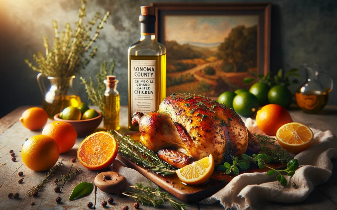 Sonoma County Olive Oil Infused Citrus and Herb Roasted Chicken ...